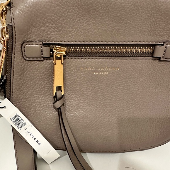 Marc Jacobs | Bags | Marc Jacobs Recruit Nomad Mink Graytaupe Pebbled ...